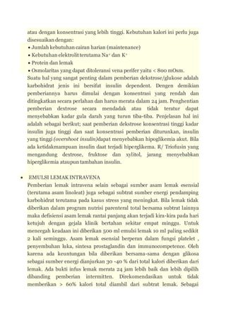 Nutrisi parenteral | DOCX