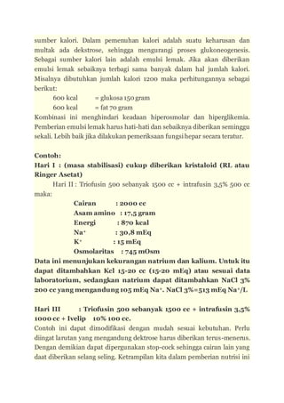 Nutrisi parenteral | DOCX