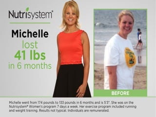 Nutrisystem Success Stories: After - Before | PPT | Reality TV | Genres