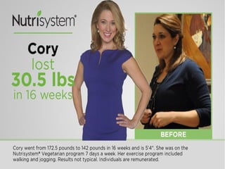 Nutrisystem Success Stories: After - Before | PPT | Reality TV | Genres