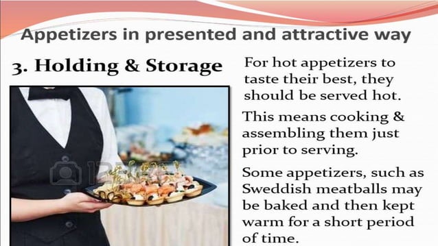 NUTRITINAL VALUE & OF HOT AND COLD APPETIZER.pptx | Healthy Cooking and ...