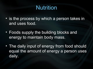 Nutrition | PPT