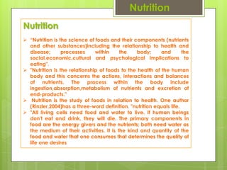 Nutrition | PPTX