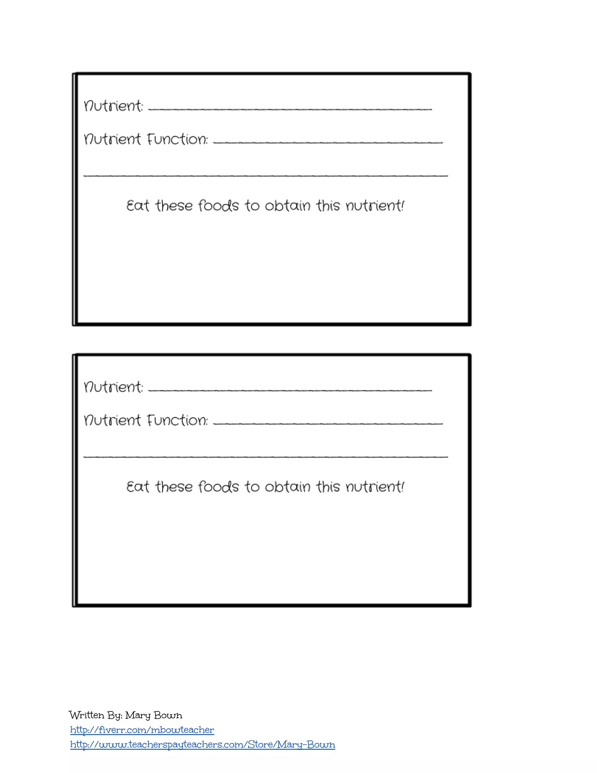The Six Essential Nutrients: Lesson Plan And Worksheet | PDF