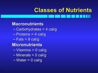 Nutrition | PPT