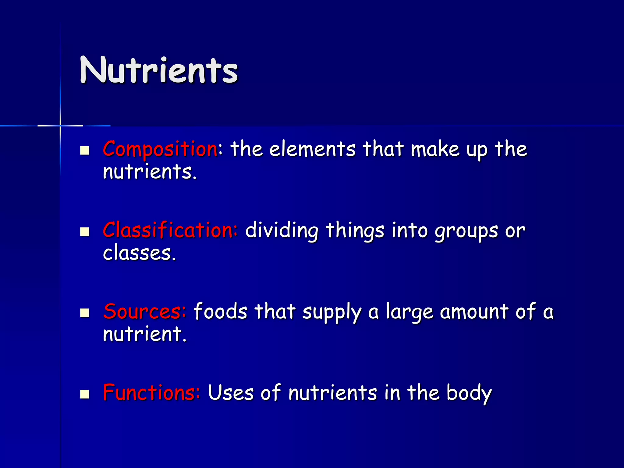 Nutrition | PPT