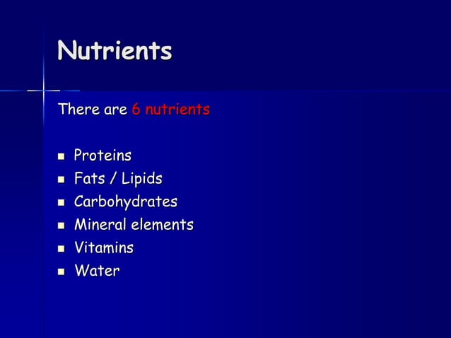 Nutrition | PPT | Chemistry | Science