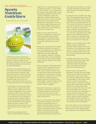 Nutrition by ACSM | PDF