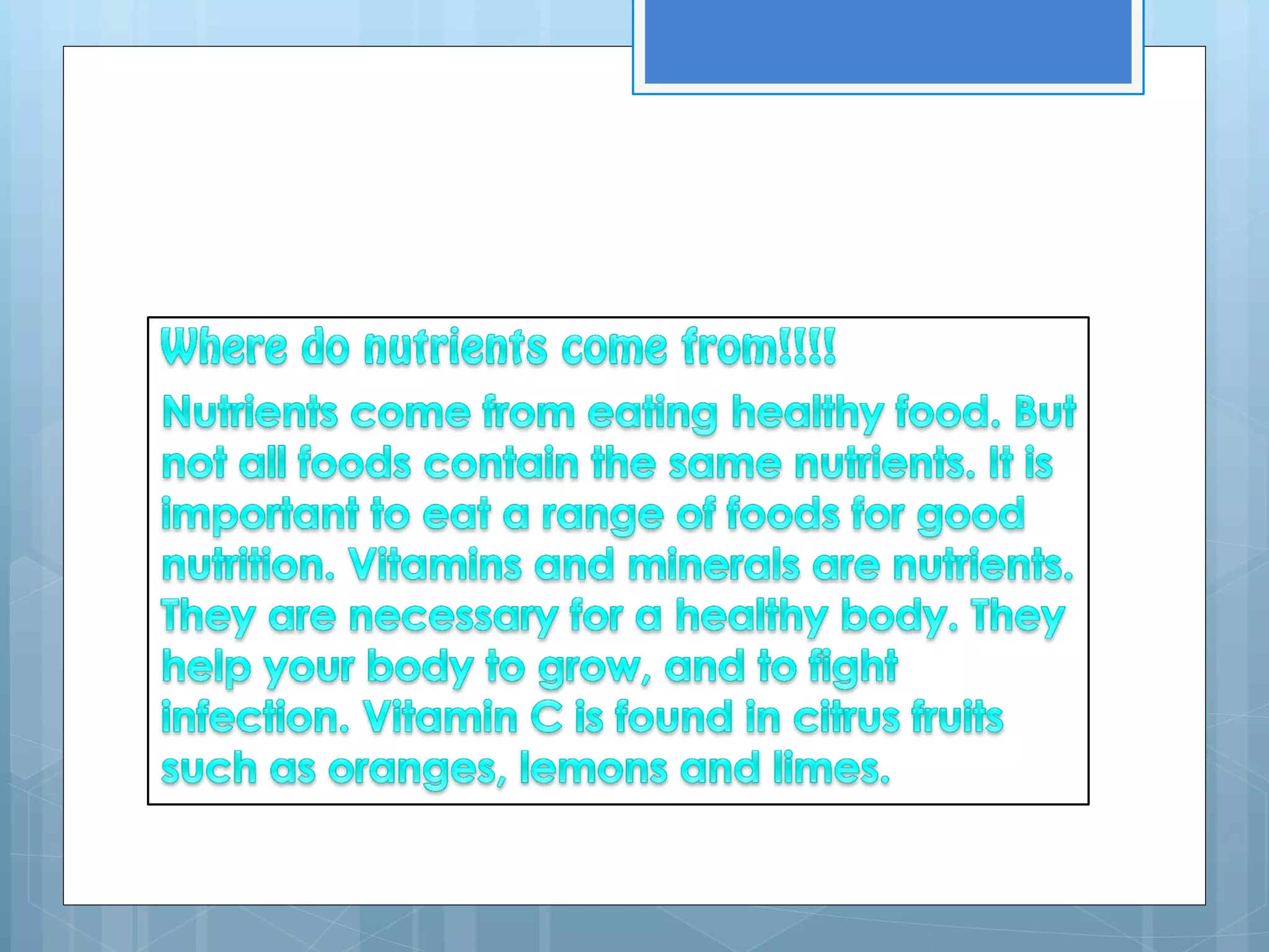 Nutrition | PPT