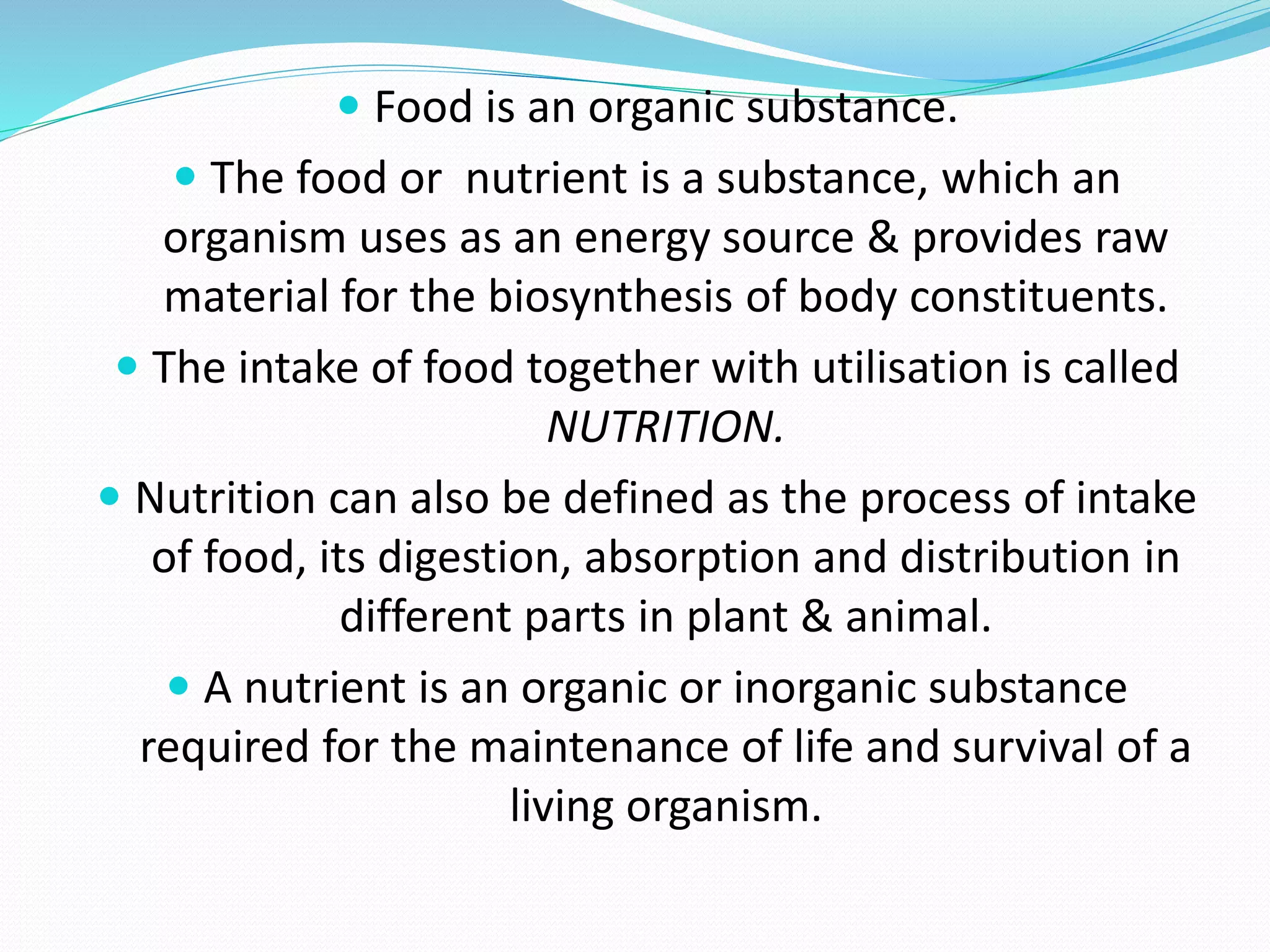Nutrition | PPTX