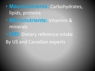 Nutrition | PPTX