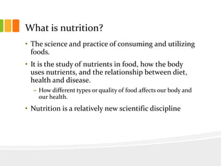 Nutrition Overview | PPTX