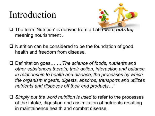 Nutrition | PPTX | Nutrition | Healthy Living
