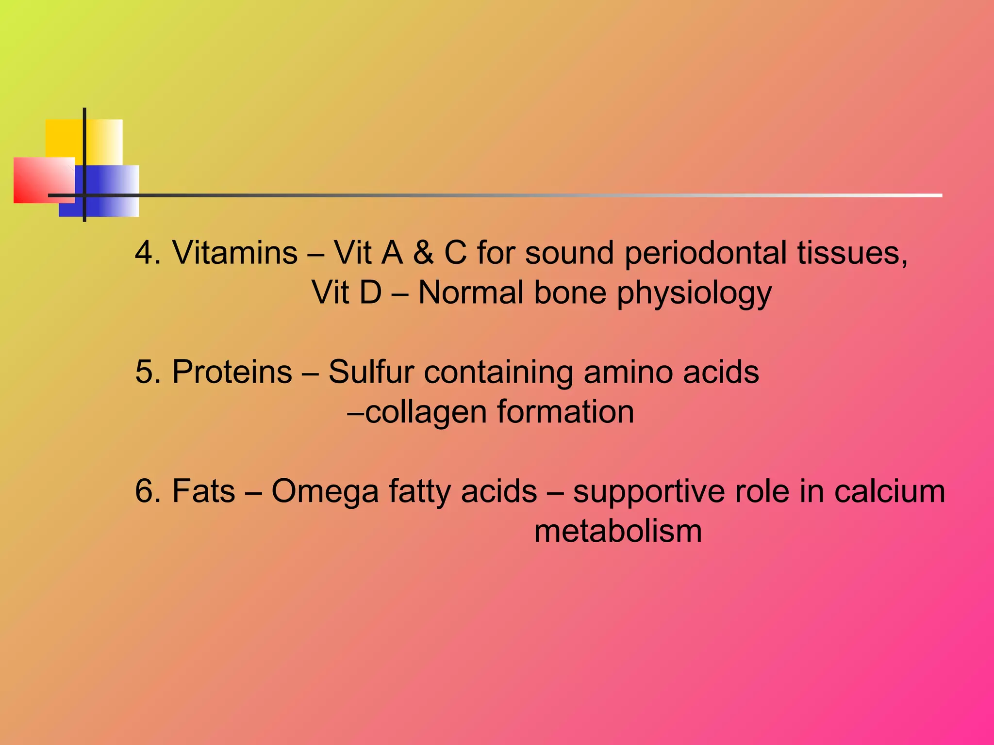 Nutrition In Orthodontics | PPT