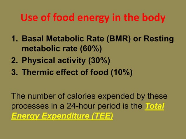Nutrition Introduction, Balanced Diet, Calorie, Caloric Value, Energy ...