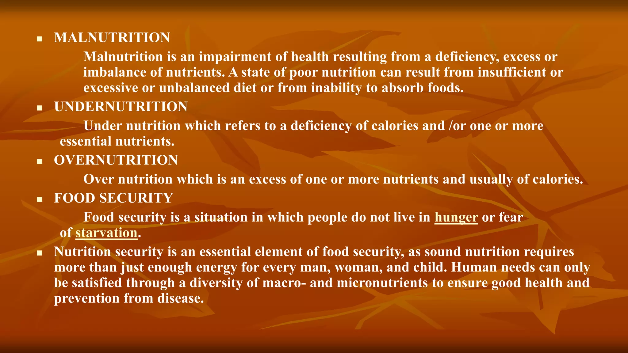 Basic concepts of Nutrition | PPTX