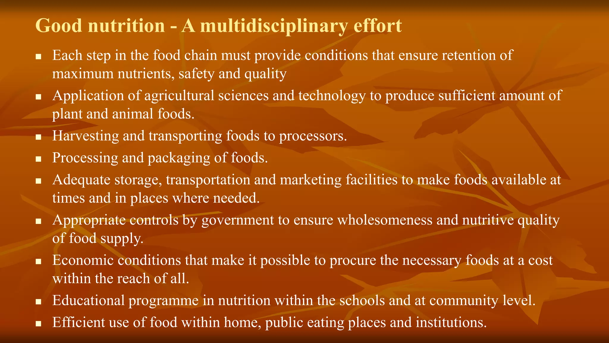 Basic concepts of Nutrition | PPTX
