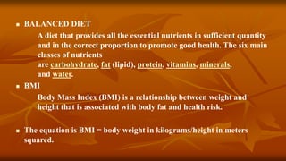 Basic concepts of Nutrition | PPTX