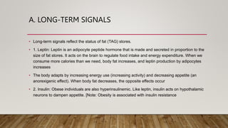 nutrition, obesity and body weight regulation | PPTX