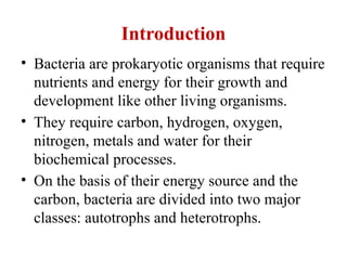 Bacteria classification on basis of Nutrition | PPTX