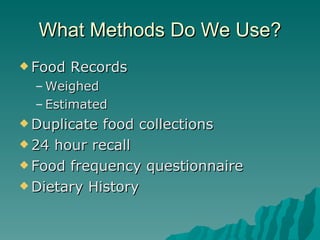 Nutrition Assessment | PPT