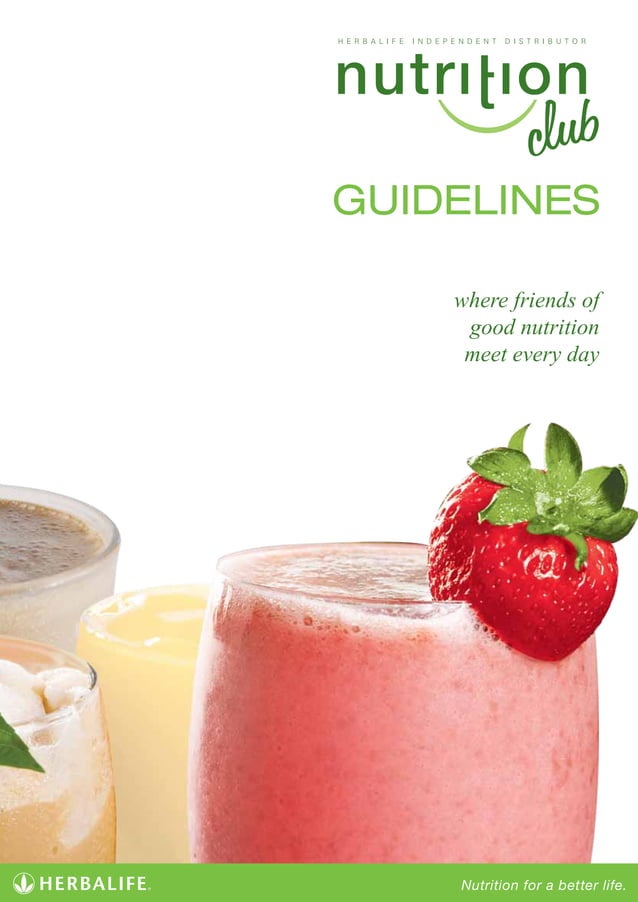 Nutrition club-guidelines | PDF