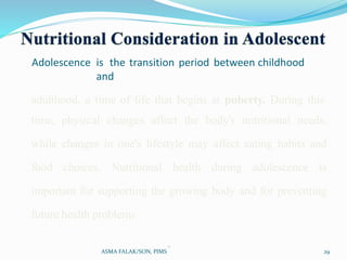 Nutrition and its related concepts | PPTX