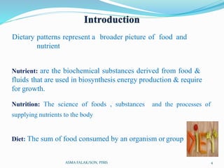 Nutrition and its related concepts | PPT