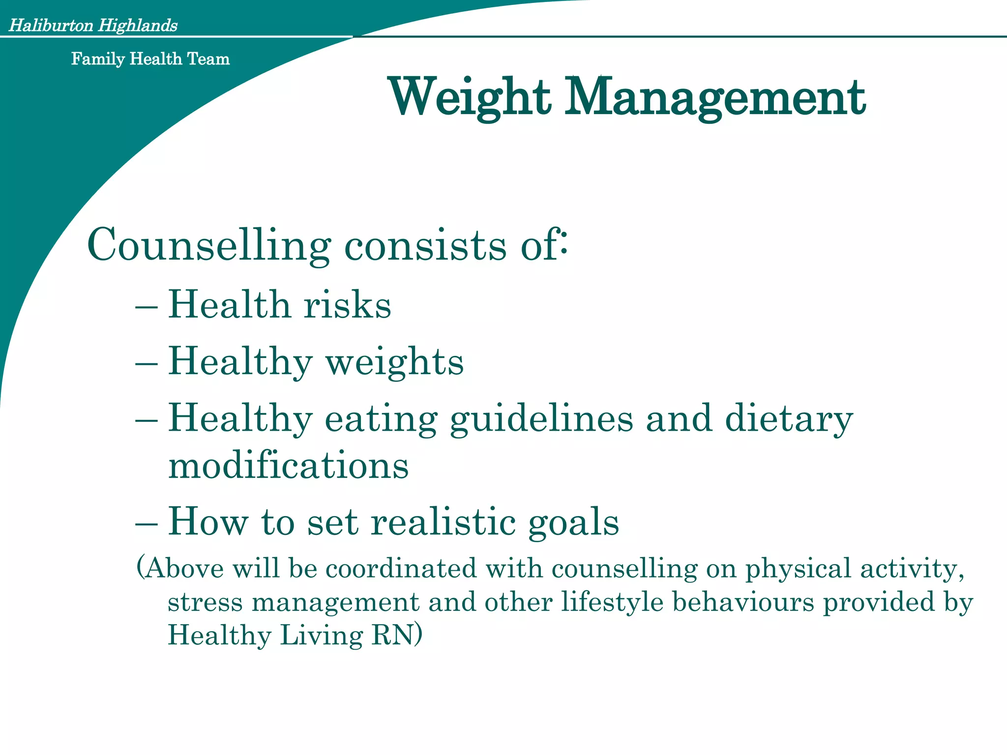 Nutrition Counselling Presentation | PPT