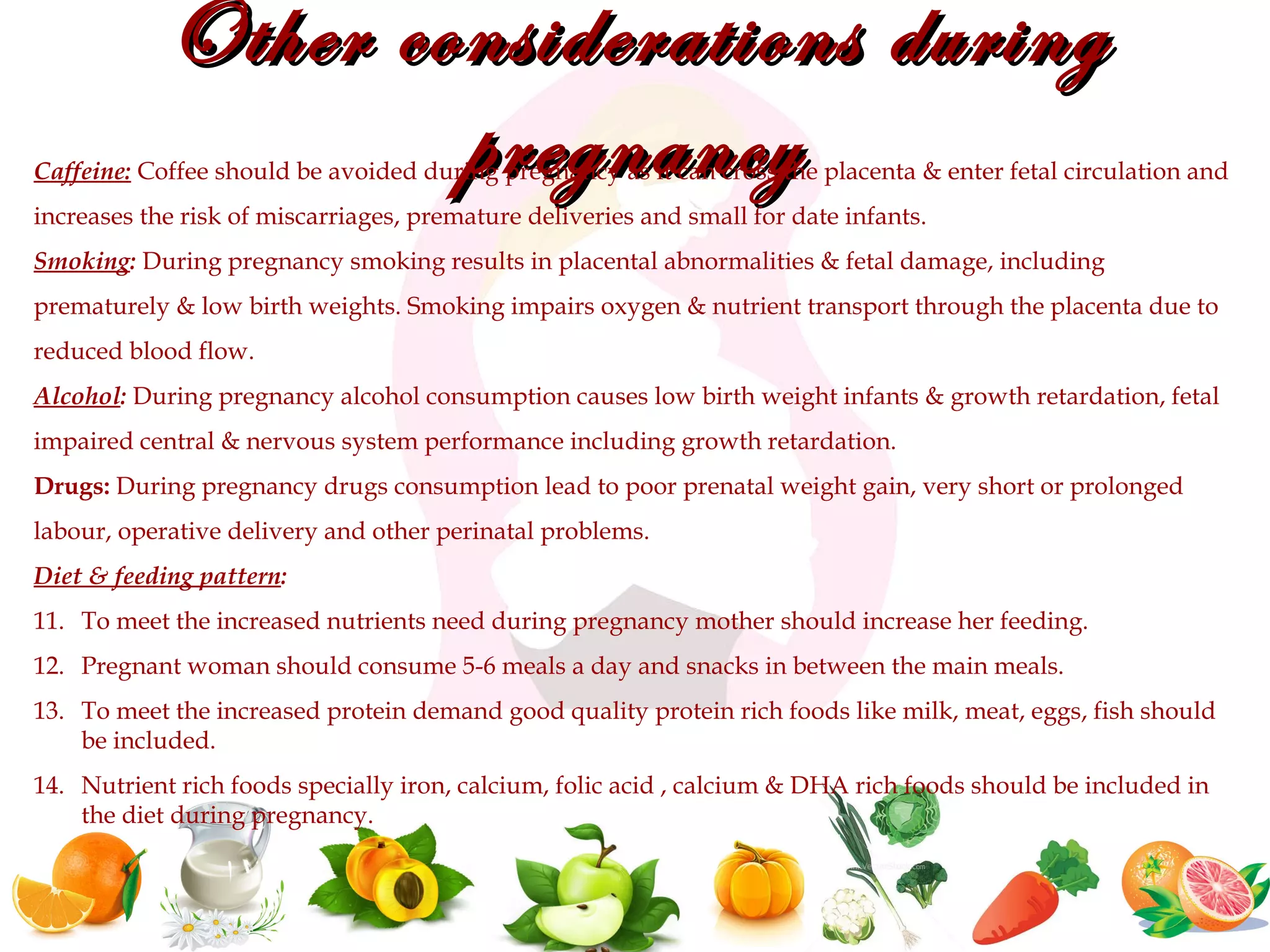 Nutrition during pregnancy and lactation | PPT