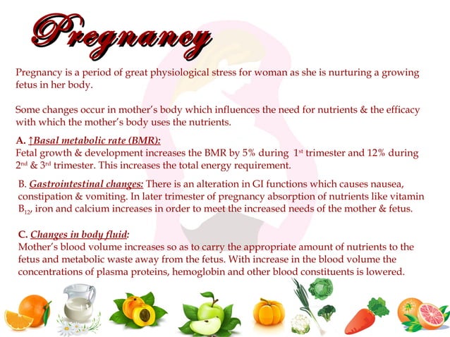 Nutrition during pregnancy and lactation | PPT | Pregnancy ...
