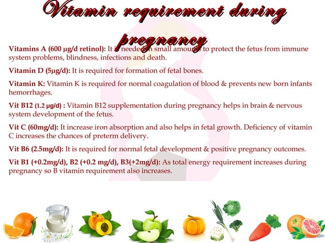 Nutrition During Pregnancy And Lactation