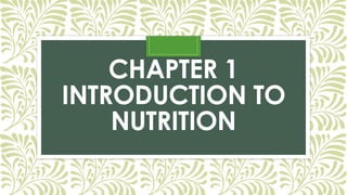 Nutrition-education BTLED HE 1C PowerPoint presentation | PPT