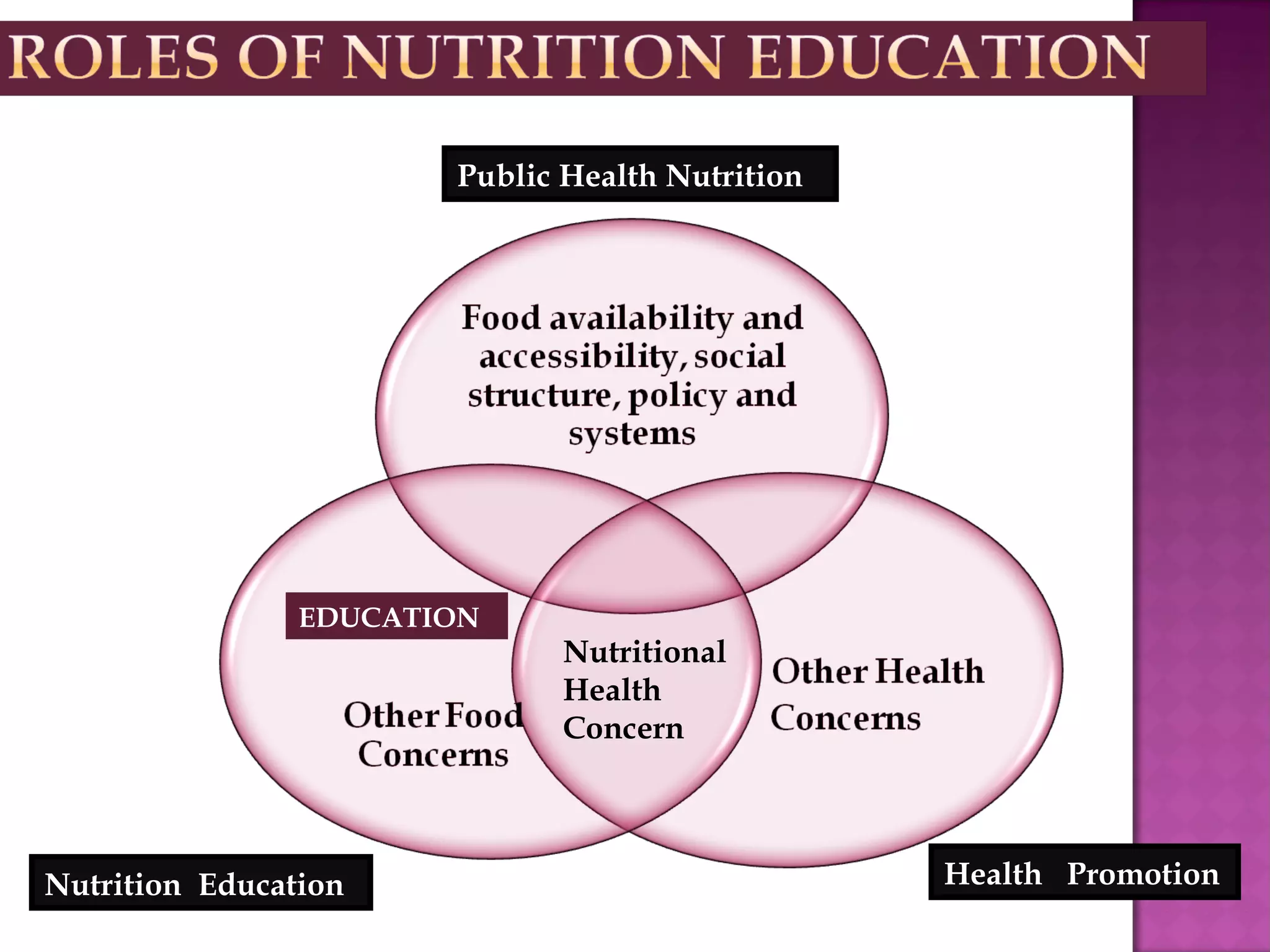 NUTRITION EDUCATION | PPT