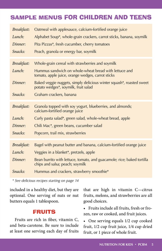 Nutrition for-kids | PDF