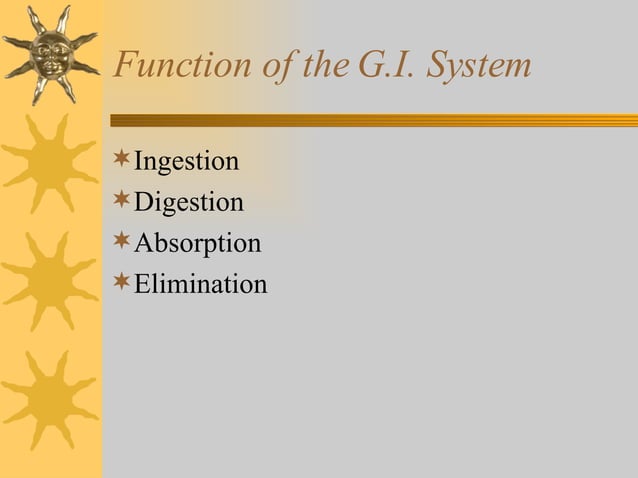 Nutrition: Gastrointestinal System | PPT | Ear, Nose and Throat ...