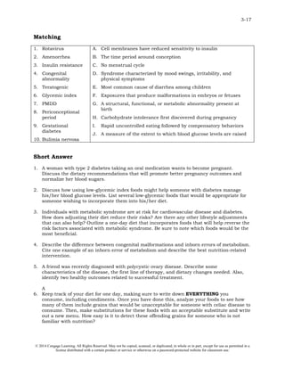 Nutrition Through the Life Cycle 5th Edition Brown Test Bank | PDF