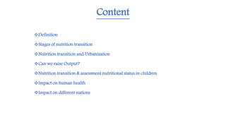 Nutrition transition-presentation-2018-final | PPTX