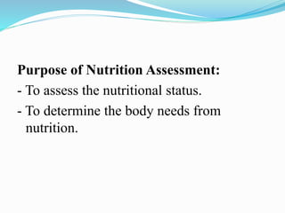 Nutritional Assessment | PPTX