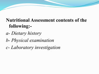 Nutritional Assessment | PPTX