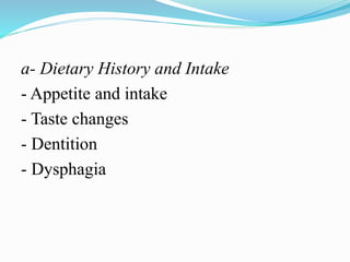 Nutritional Assessment | PPTX