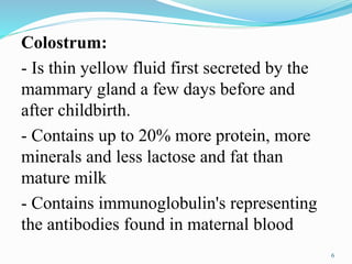 Diet during infancy | PPTX