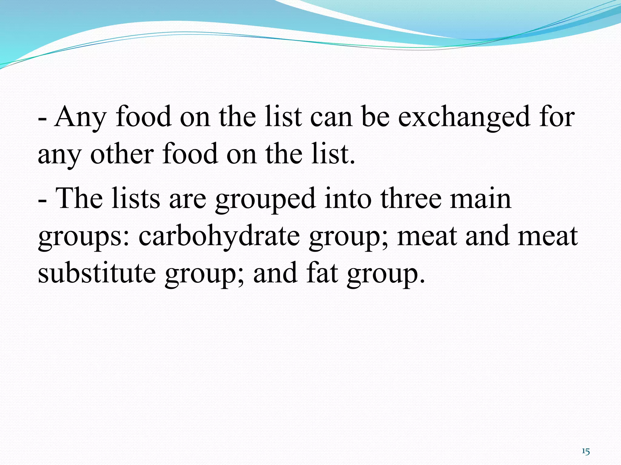 Diet and diabetes mellitus | PPTX