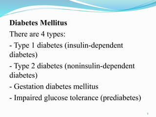 Diet and diabetes mellitus | PPTX