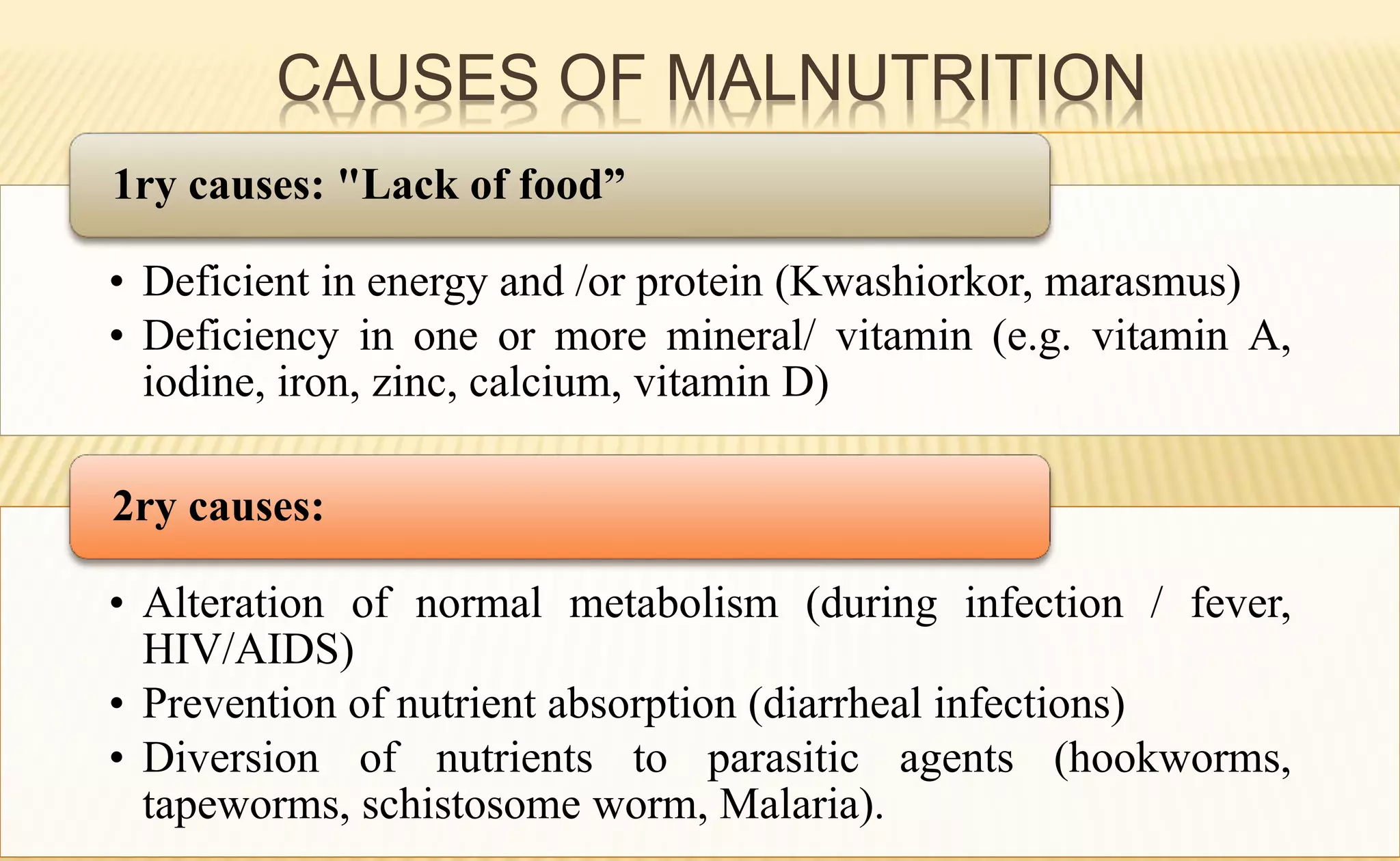 Malnutrition | PPT