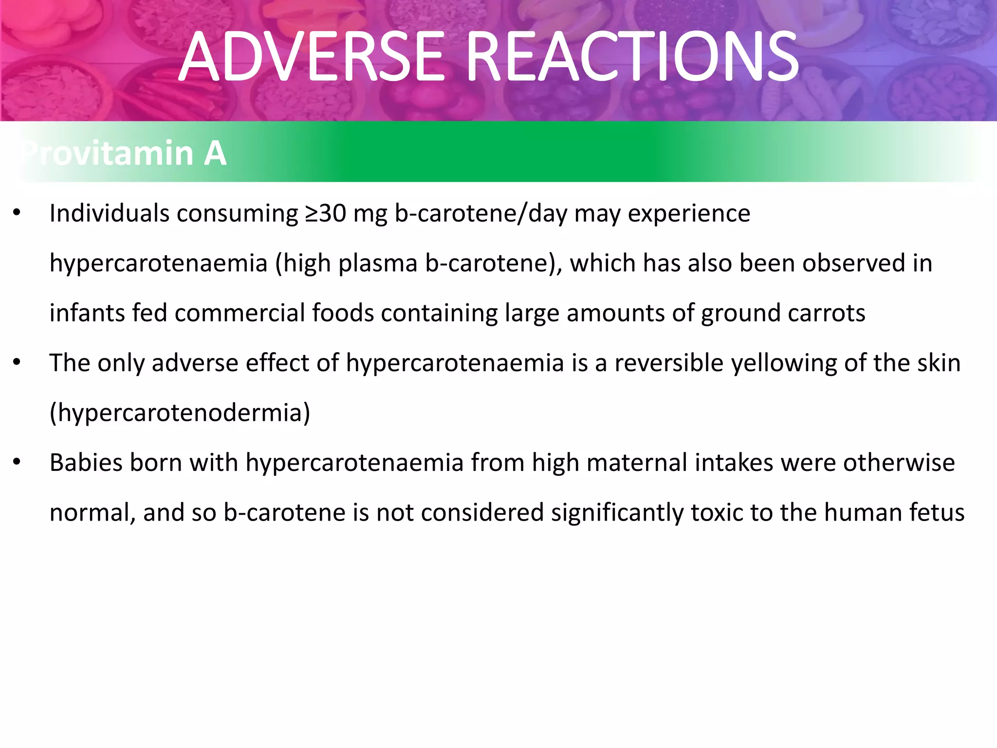 Contraindications, Adverse reactions and ocular nutritional supplements ...