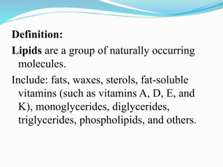 lipids | PPT