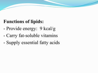 lipids | PPTX