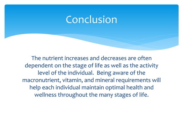 Nutrition Across the Life Cycle Presentation | PPTX | Nutrition ...
