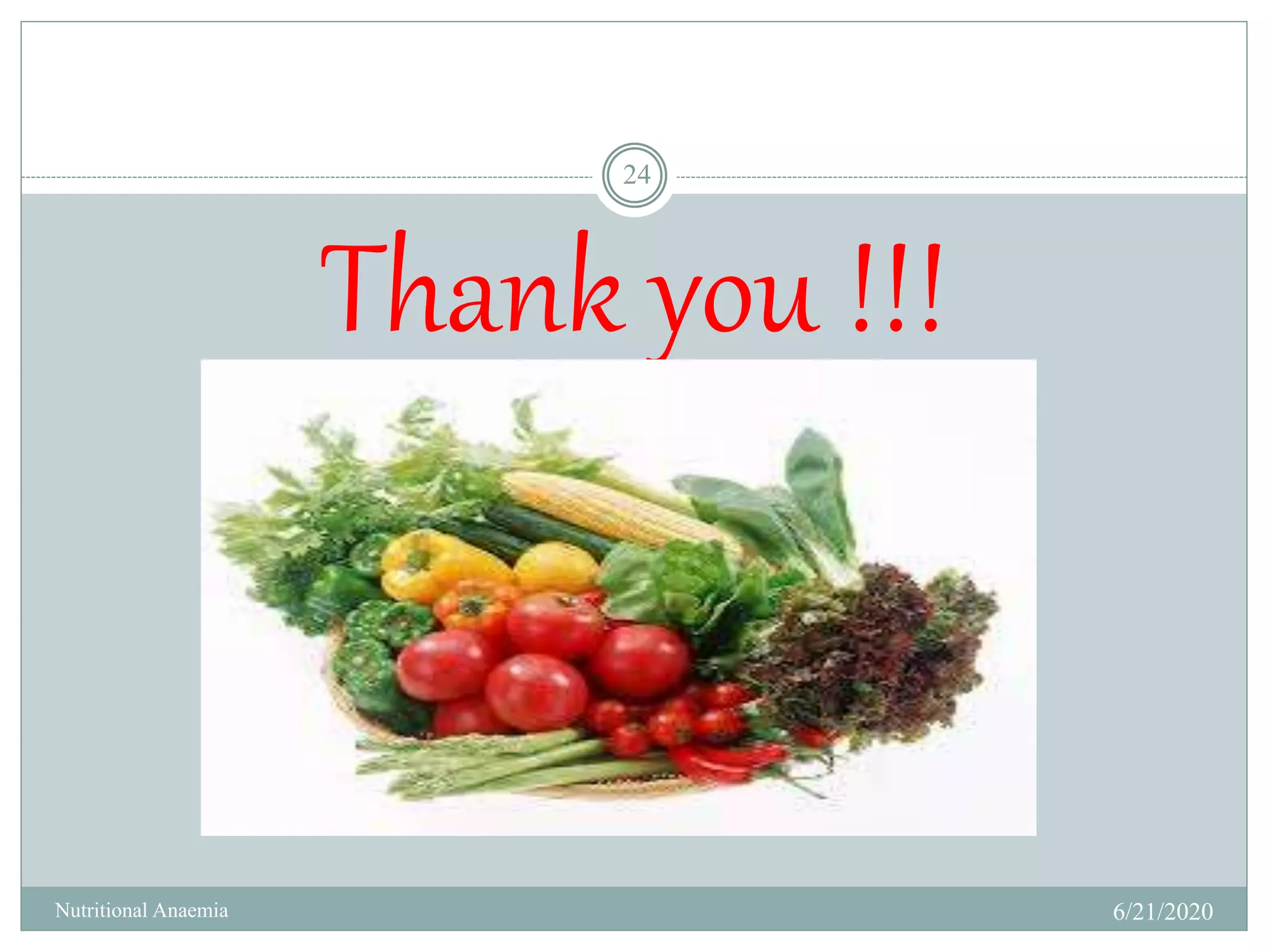 Nutritional anaemia | PPT
